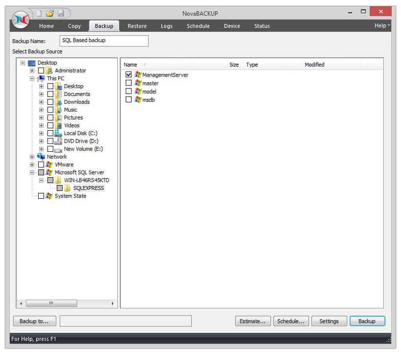 Essentials for Backing Up SQL Server Database